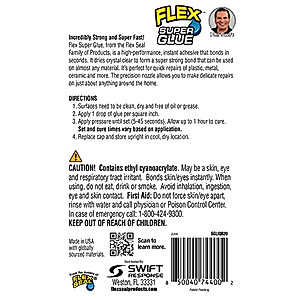 Flex Seal Family of Products High Strength Super Glue 20 gm
