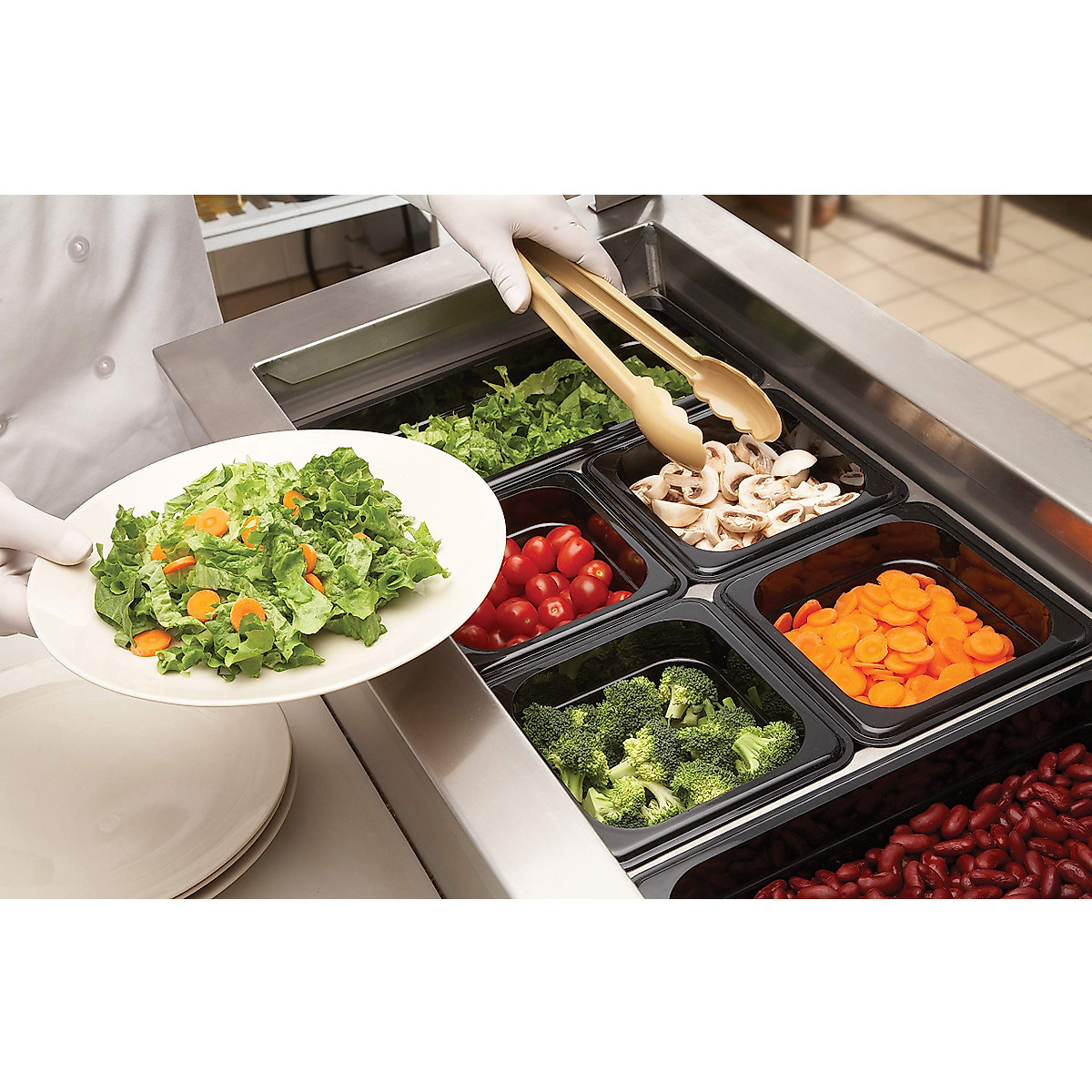 Cambro (64CW110) 4" Sixth-Size Food Pan - Camwear