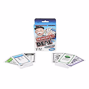 MONOPOLY Deal Card Game, Quick-Playing Card Game for 2-5 Players, Game for Families and Kids Ages 8 and Up