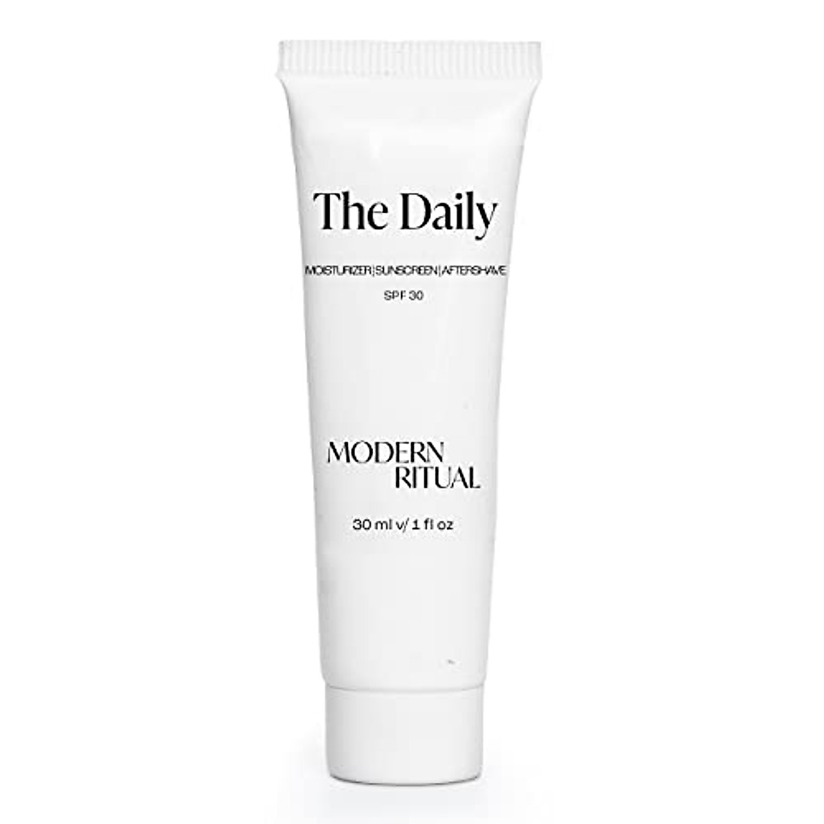 MODERN RITUAL Made in USA Daily 3-in-1 SPF 30 Face Moisturizer - Healing Aftershave - Face Sunscreen - Ultra-Hydrating Face Lotion - Anti-Aging Facial Moisturizer - 1 Fl oz