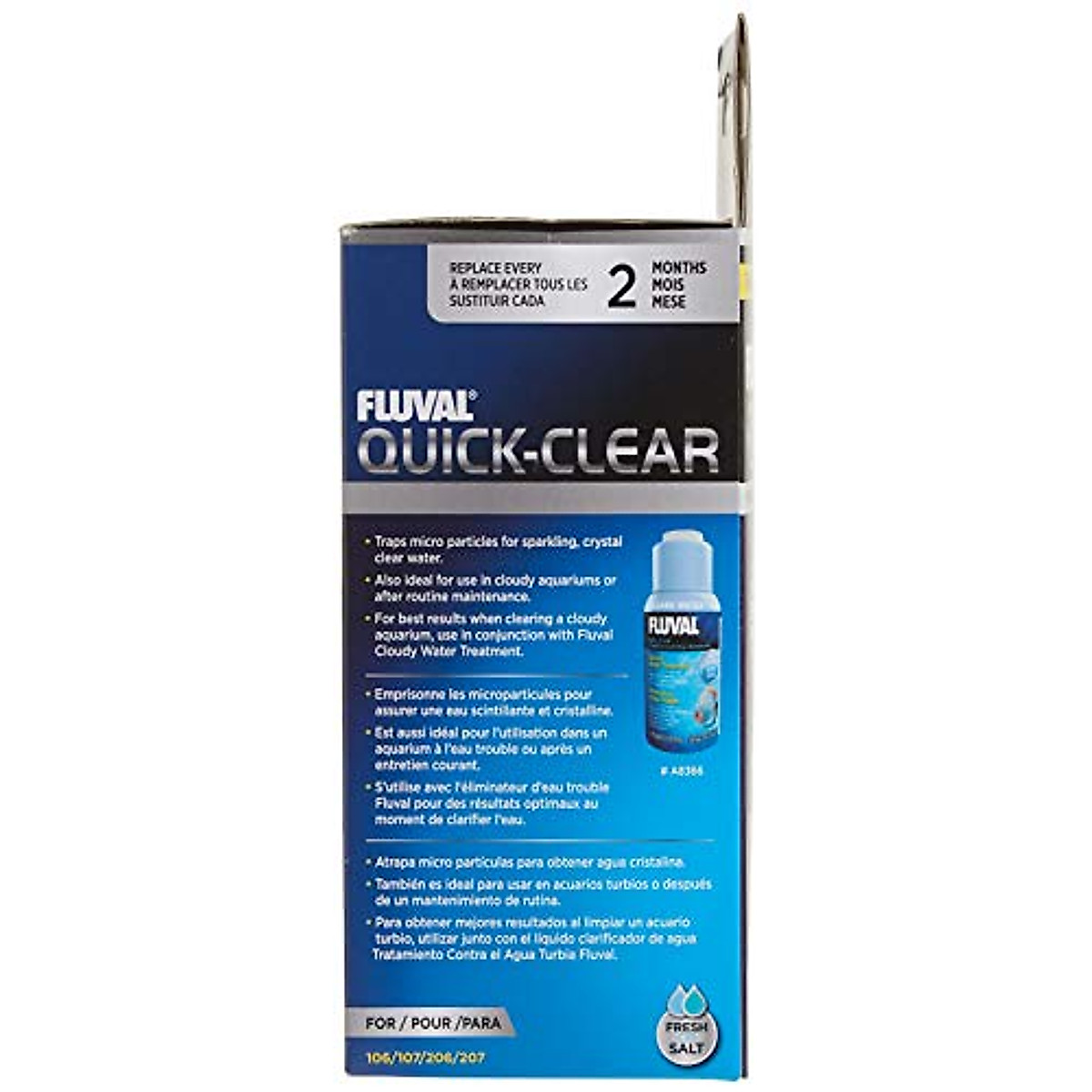 Fluval Quick-Clear Water Polishing Pads, Mechanical Filter Media for Aquariums, 3-Pack, A242