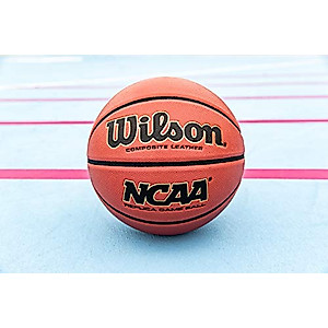 WILSON NCAA Replica Game Basketball - Brown, Intermediate - 28.5"