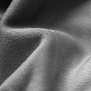 XMNTG Set of 2 Stretch Armrest Covers Soft Velvet Armrest Covers Anti-Stain Washable Arm Covers Furniture Protector Arm Covers for Chairs Sofa Recliner Sofa Couch (Gray)