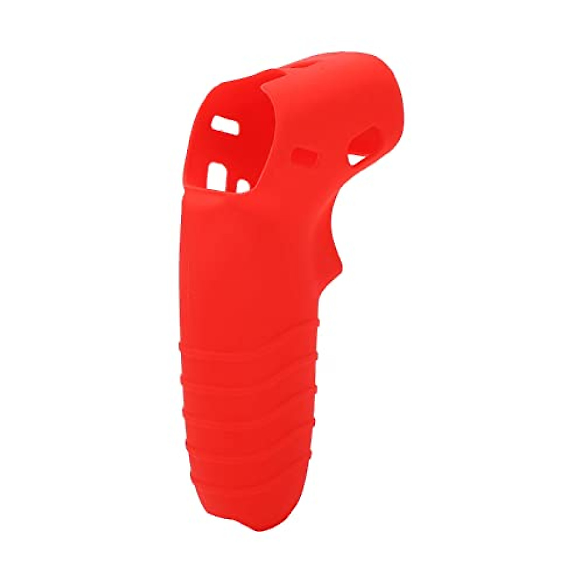 AYNEFY Drone Controller Rocker Sleeve, Space Saving Soft Reasonable Hole Reservation Lightweight Drop Resistant Drone Rocker Silicone Protector with Lanyard for FPV (Red)