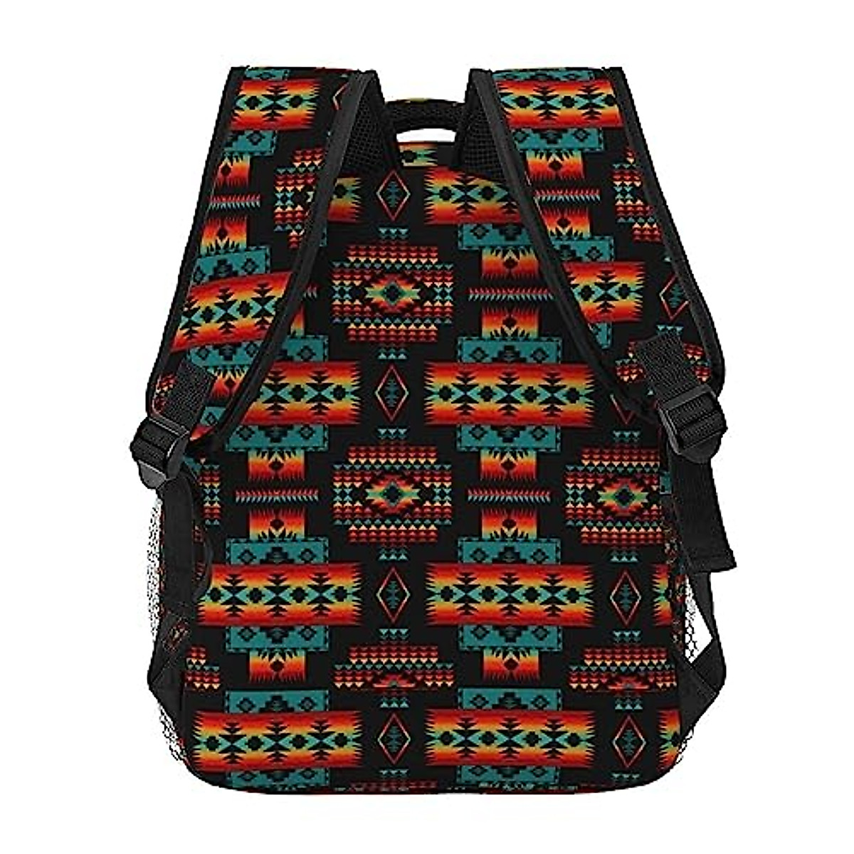 MANQINF Native American Indian Backpack,Retro Bookbags Laptop Bag Shoulder Bags Travel Hiking Camping Daypack for Men Women