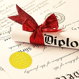 240 Pcs Embossed Graduation Cap Diploma Gold Certificate Seals Class of 2022 Foil Envelope Seal Stickers Gold Graduation Seals Decoration Labels for Envelopes Diplomas Certificates Graduation, 2 Inch