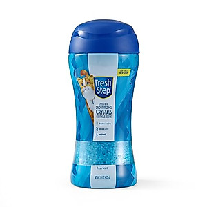 Fresh Step Cat Litter Crystals In Fresh Scent Cat Litter Box Deodorizer Combats Cat Odors and Neutralizes Smells to Keep Your Home Clean, 15 Ounces (Pack of 1)