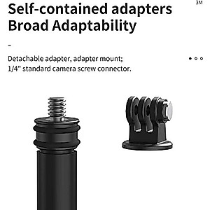 TELESIN Ultra Long Selfie Stick Pole- 3M/118 Inch Carbon Fiber Lightweight Waterproof Extendable Handheld Monopod for GoPro Max Hero 11 10 9 8 7 6 5 Insta360 X2 X3 DJI Action 2 3 AKASO 360 Camera