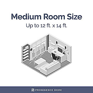 Prominence Home Tennyson, 48 Inch Modern Indoor LED Ceiling Fan with Light, Remote Control, Three Mounting Options, Dual Finish Blades, Reversible Motor - 51472-01 (Gun Metal)