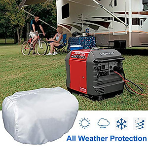 Bonbo Generator Weatherproof Cover for Honda EU3000is Predator 3500 Outdoor Power Equipment Cover Alternative to 08P57-ZS9-00S All Season