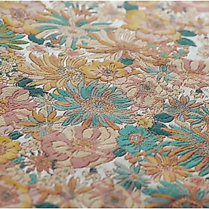 XMTXZYM 2 Meter Thickened Yarn Dyed Jacquard Fabric Dress Handbag Sewing Fabric