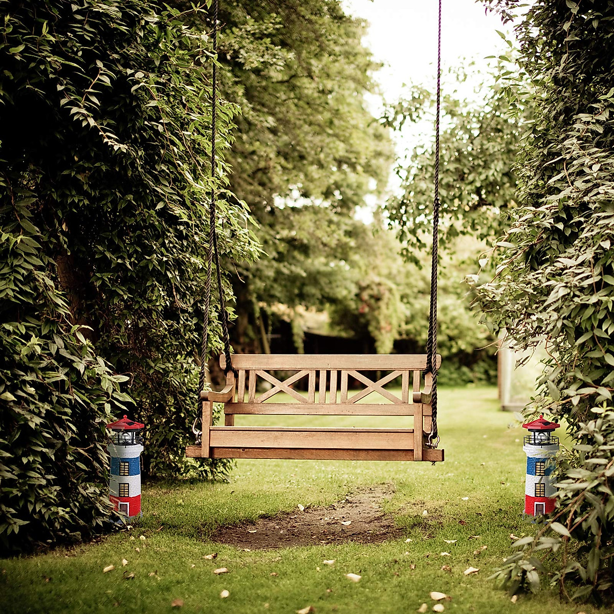 BESPORTBLE Solar Light Lamp Decorative Lighthouse Solar Lamp Garden Lighthouse Patio Lamp Yard Lamp Yard Light Patio Light Outdoor Light Solar Lighthouse