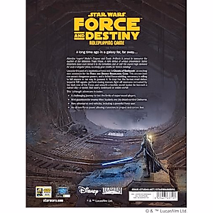 EDGE Studio Star Wars Force and Destiny Game Ghosts of Dathomir Expansion Roleplaying Game Strategy Game for Adults and Kids Ages 10 and up 2-8 Players Average Playtime 1 Hour Made