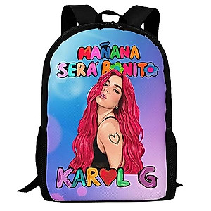 EFLAL Adult Unisex K`arol Music G Lightweight backpack Funny Anime Large Laptop Bookbag Notebook Travel Camping Business Work