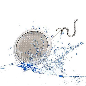 Permanent Siphon/Syhon Coffee Filter for Hario Yama Siphon Coffee Maker and Other Syphon Coffee Maker, Stainless Steel & White Silicon Rubber, Model: A1