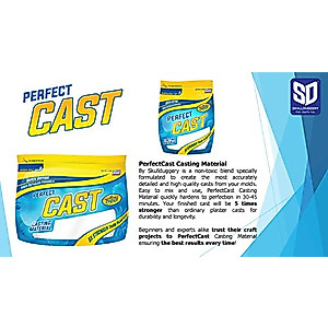 Perfect Cast Cast & Paint Harder Than Plaster Casting Material - 4 Pound