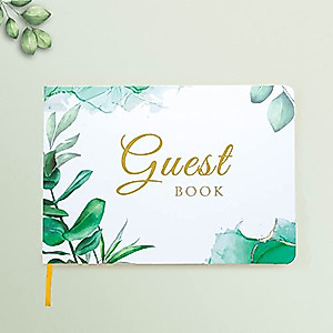 Tiankool Elegant Funeral Guest Book - Memorial Service Guest Book-Celebration of Life Guest Book for Funeral Sign in - Memory Book for Funeral Guest Registry-134 Pages,10" x 7",Hardcover