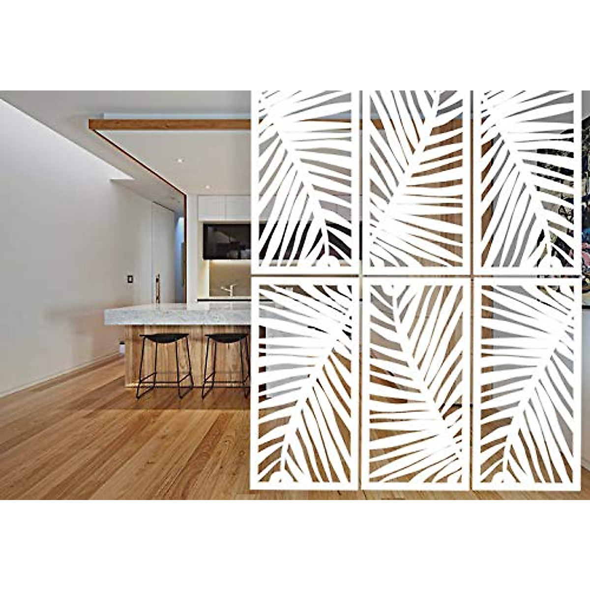 Room Divider. Interior partition. Hanging Screen - 6 Pieces