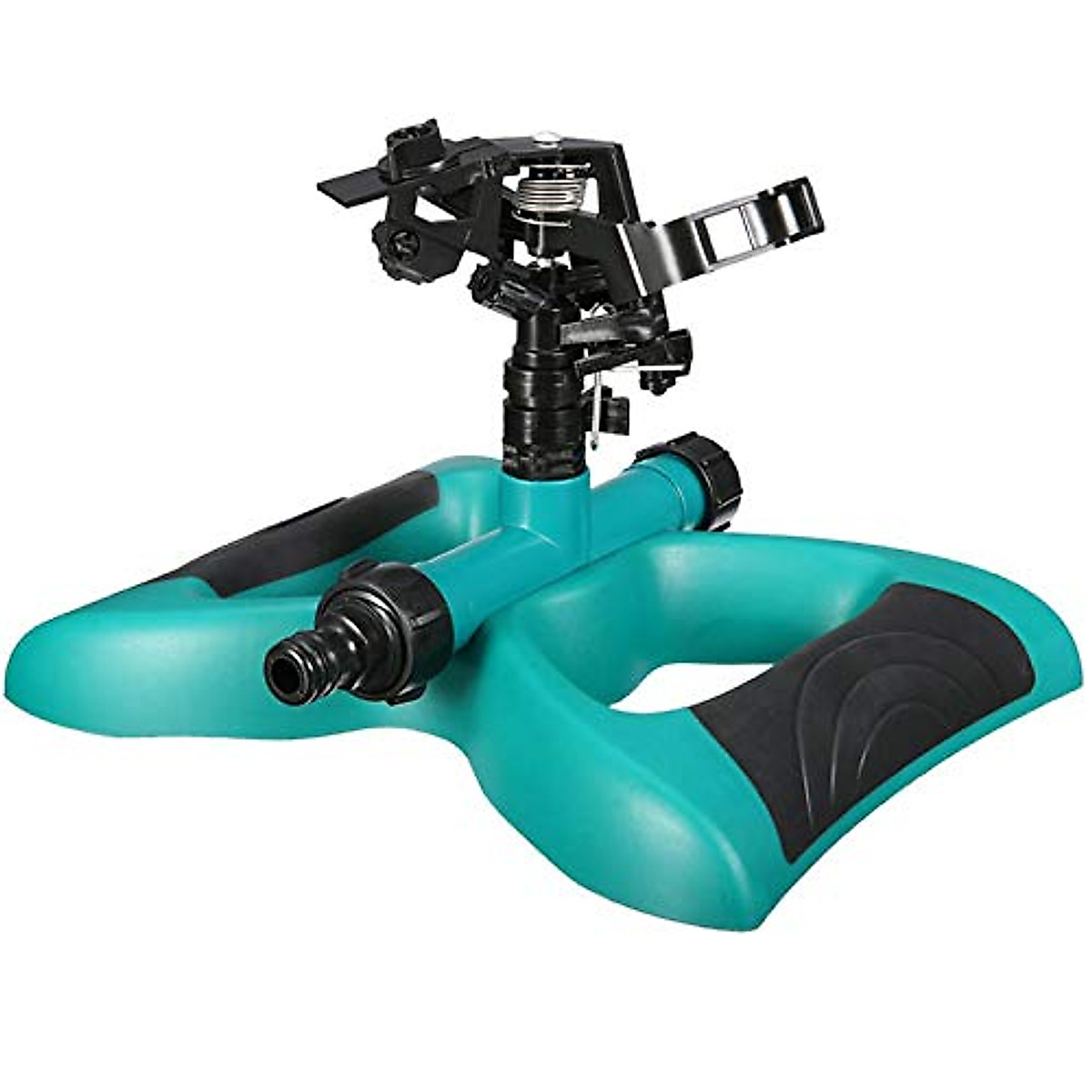 LIANGZHILIAN Automatic 360 Degree Rotating Sprinkler - Watering Grounds, Misting Yard Plants - Gardening Water Rotator, Backyard Sprayer, Lawn Spinners -Green