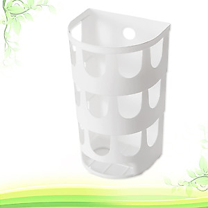 2pcs Hollow Grocery Bag Dispenser Wall Mounted Napkin Dispenser Paper Towel Dispenser Bag Holder Dispenser Bag Organizer Bags for Trash Bags Bag Saver Draw Box White Desktop