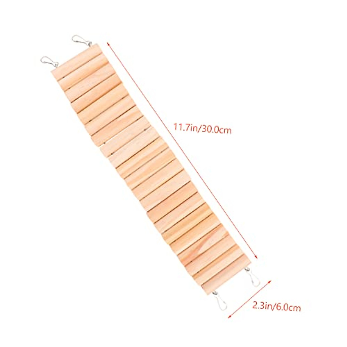 Balacoo 4pcs Hamster Log Ladder Pet Guinea Pig Toys Chew Toys Wooden Hamster Toy Ladder Toy Hamster Tunnel Chinchilla Toys Toys Wooden Toys Hamster Ladder Bridge Rabbit The