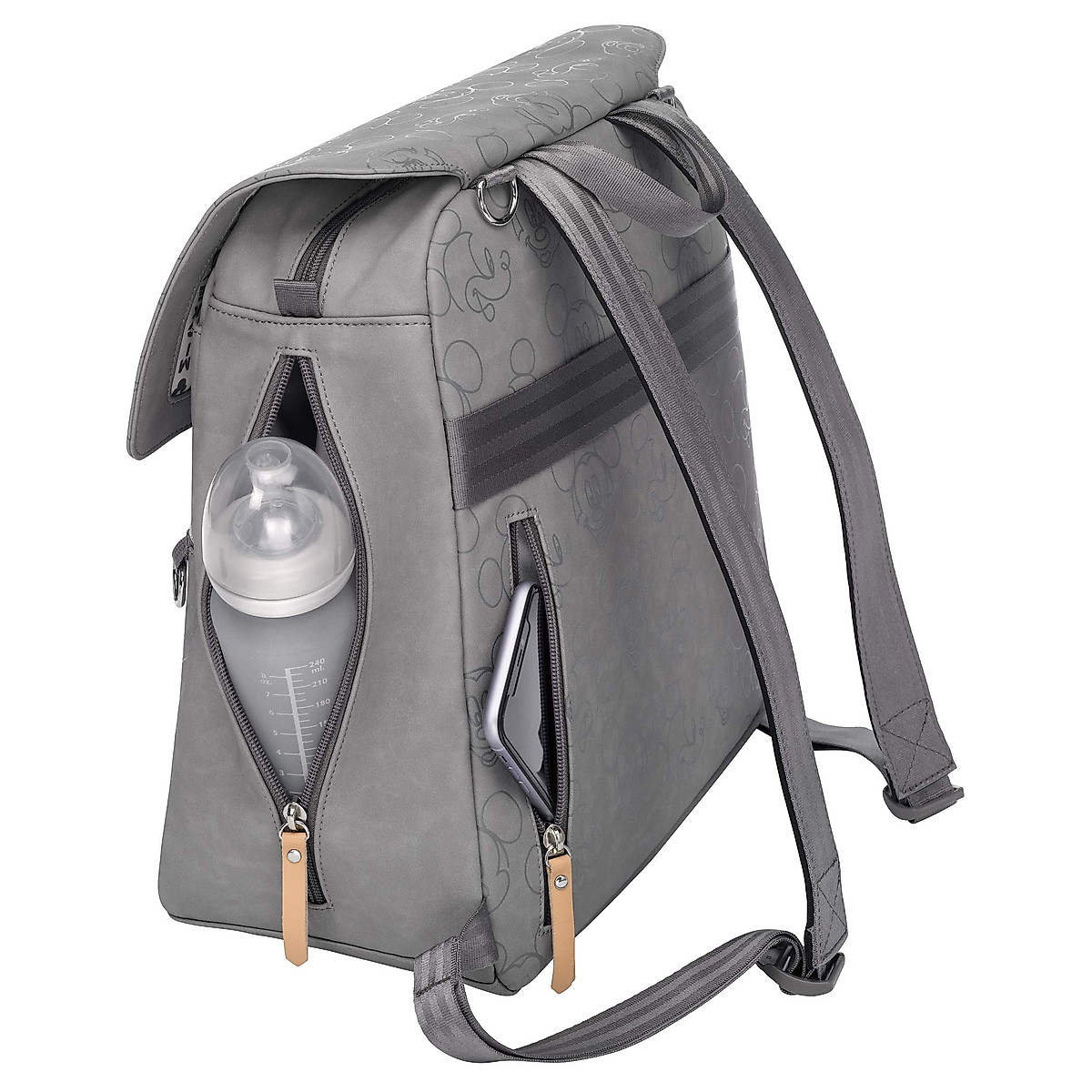 Petunia Pickle Bottom Meta Backpack - Laptop Backpack, Love Mickey Mouse, Unisex, Stylish, Spacious, and Sleek