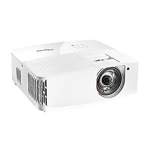 Optoma UHD35STx Short Throw True 4K UHD Gaming and Home Entertainment Projector | 3,600 Lumens for Lights-On Viewing | 240Hz Refresh Rate and Ultra-Low 4ms Response Time
