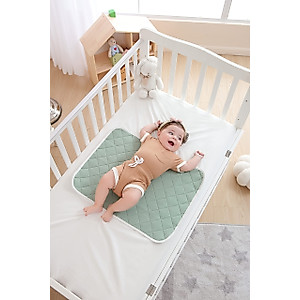 TWINOR 5-Layer Waterproof Urinal Bed Pad, Super Absorbent Leak Proof Mattress Pad Protector, Ultra Soft, Non-Slip, Washable and Reusable Incontinence Bed Pad for Toddlers, Children and Adults