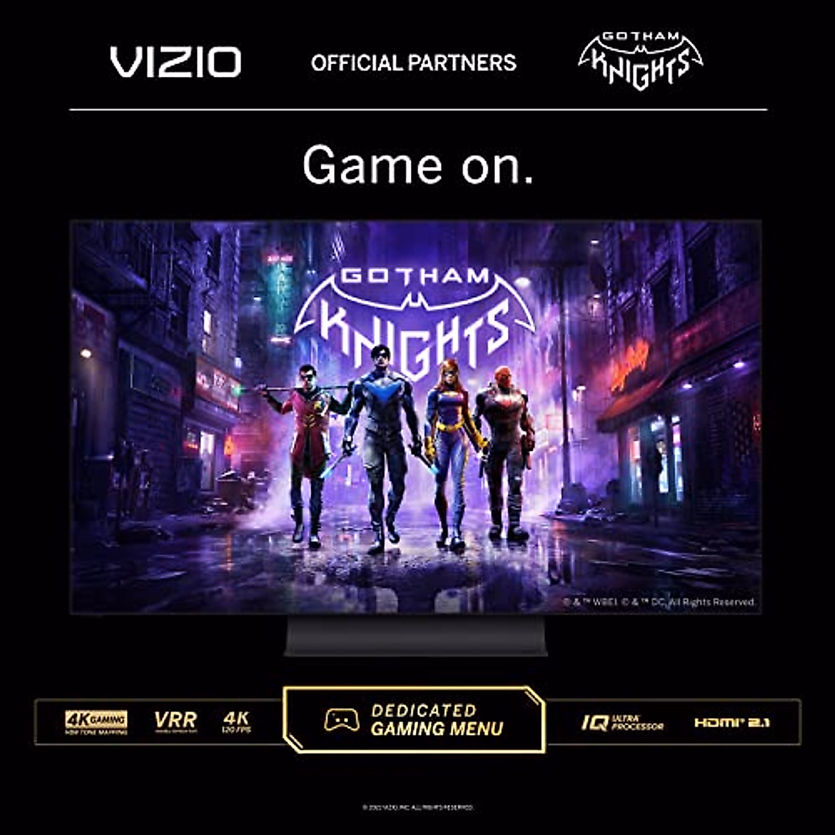 VIZIO 55-Inch OLED Premium 4K UHD HDR Smart TV with Dolby Vision, HDMI 2.1, 120Hz Refresh Rate, Pro Gaming Engine, Apple AirPlay 2 and Chromecast Built-in - OLED55-H1