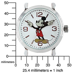 Disney Mickey Mouse Adult Vintage Articulating Hands Analog Quartz Watch