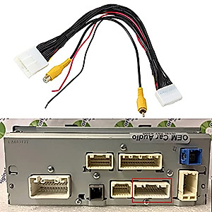 RED WOLF Compatible with Toyota 2013-2015, Subaru BRZ 2013-2015 Factory Backup Camera Retain T-Harness 16 Pin Add Rear View Camera on OEM Radio 12V to 6V Converter Kit Included