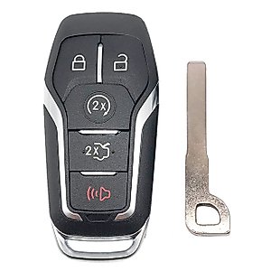 Horande Replacement Key Fob Cover Case fit for Ford Fusion Explorer Mustang Edge F150 F250 Lincoln MKZ MKC Keyless Entry Key Fob Shell M3N-A2C31243300