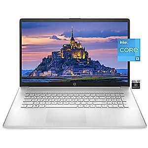 HP 2022 Newest 17.3" HD+ Laptop Computer, 11th Gen Intel Dual Core i3-1115G4 (Upto 4.1GHz, Beats i5-1030G7), 8GB RAM, 256GB NVMe SSD,UHD Graphic, Bluetooth, HDMI,Webcam, Windows 11 S+HubxcelAccessory