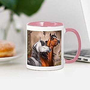 CafePress Arabian Horse Mugs Ceramic Coffee Mug, Tea Cup 11 oz