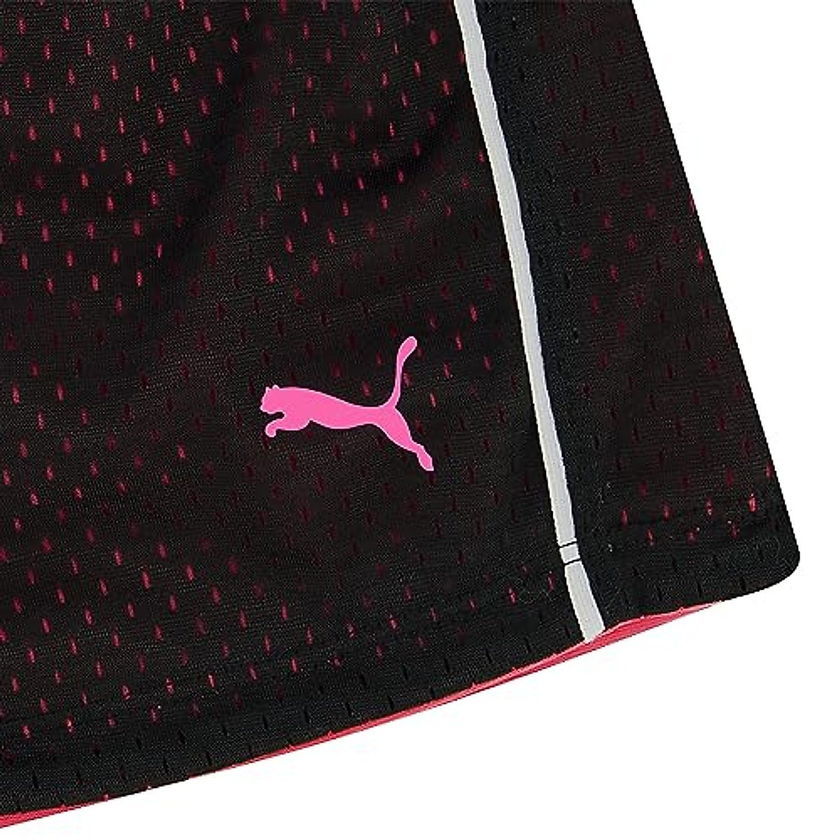 PUMA Girls' Big Active Short, Black, Small