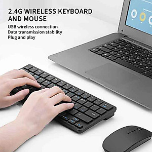 Zyyini Keyboard & Mouse Combos, USB Gaming Keyboard Gaming Mouse for PCComputerLaptop, Plug and Play, 2.4G Keyboard for Windows98/95/NTME/2000/XPVista/7.0/8.0