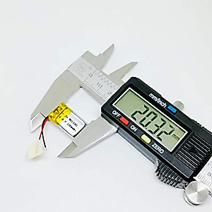 Easybuyseller 2Pcs 051220 3.7V 80mAh Polymer Lipo Battery with PCM Rechargeable