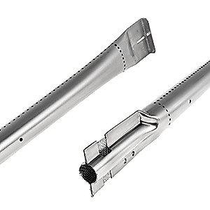 BQMAX Stainless Steel Repair Kit for Charbroil Classic 280 2-Burner, 360 3-Burner Liquid Propane, G320-0200-W1, G215-0203-W, Gas Grill Burner, Heat Plates Shield Tent and Crossover Tube (3-Pack)