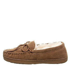 BEARPAW Men's Moc II Hickory Size 11 | Men's Slipper | Men's Shoe | Comfortable & Lightweight