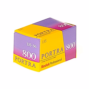 Pack of 2 Kodak 145 1855 Professional Portra 800 Color Negative Film (ISO 800) 35mm 36 Exposures