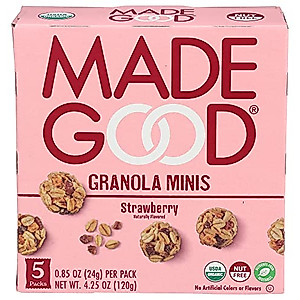 MADEGOOD Organic Strawberry Granola Minis, 4.25 OZ