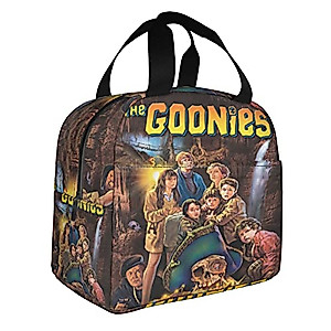Goonies Never Say Die Insulated Lunch Bag Reusable Lunch Box For Office Work Lunch Tote Bag