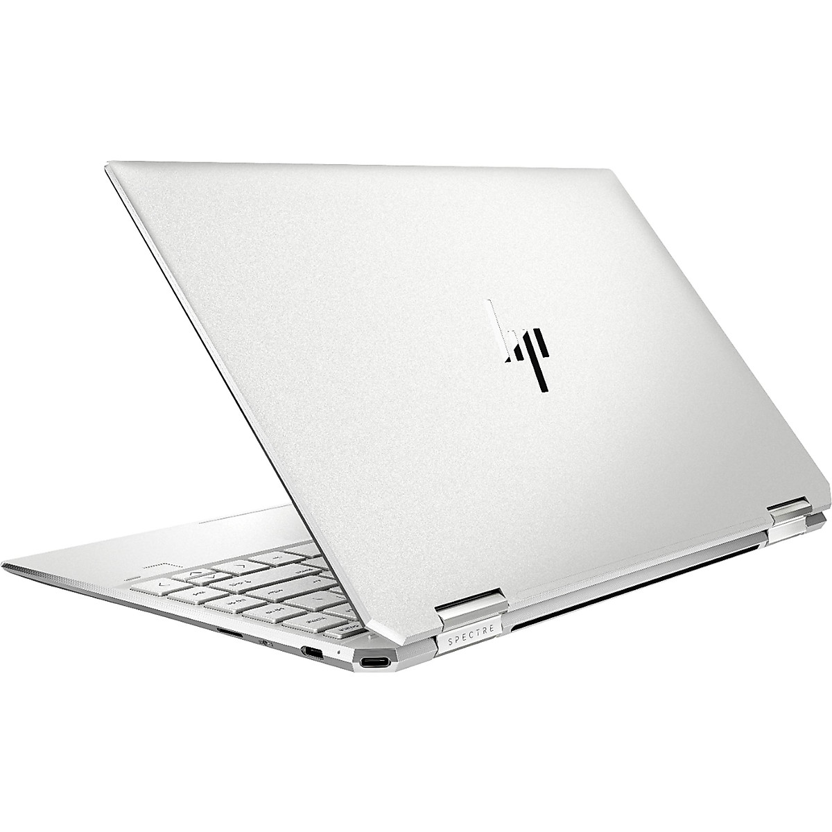 HP Newest Spectre Touch x360 13-AW000 Silver Convertible Laptop 10th Gen Quad Core Intel i7 up to 3.9GHz 8GB DDR4 + 32GB Optane (40GB Total) 512GB SSD 13.3in FHD Gorilla Glass (Renewed)