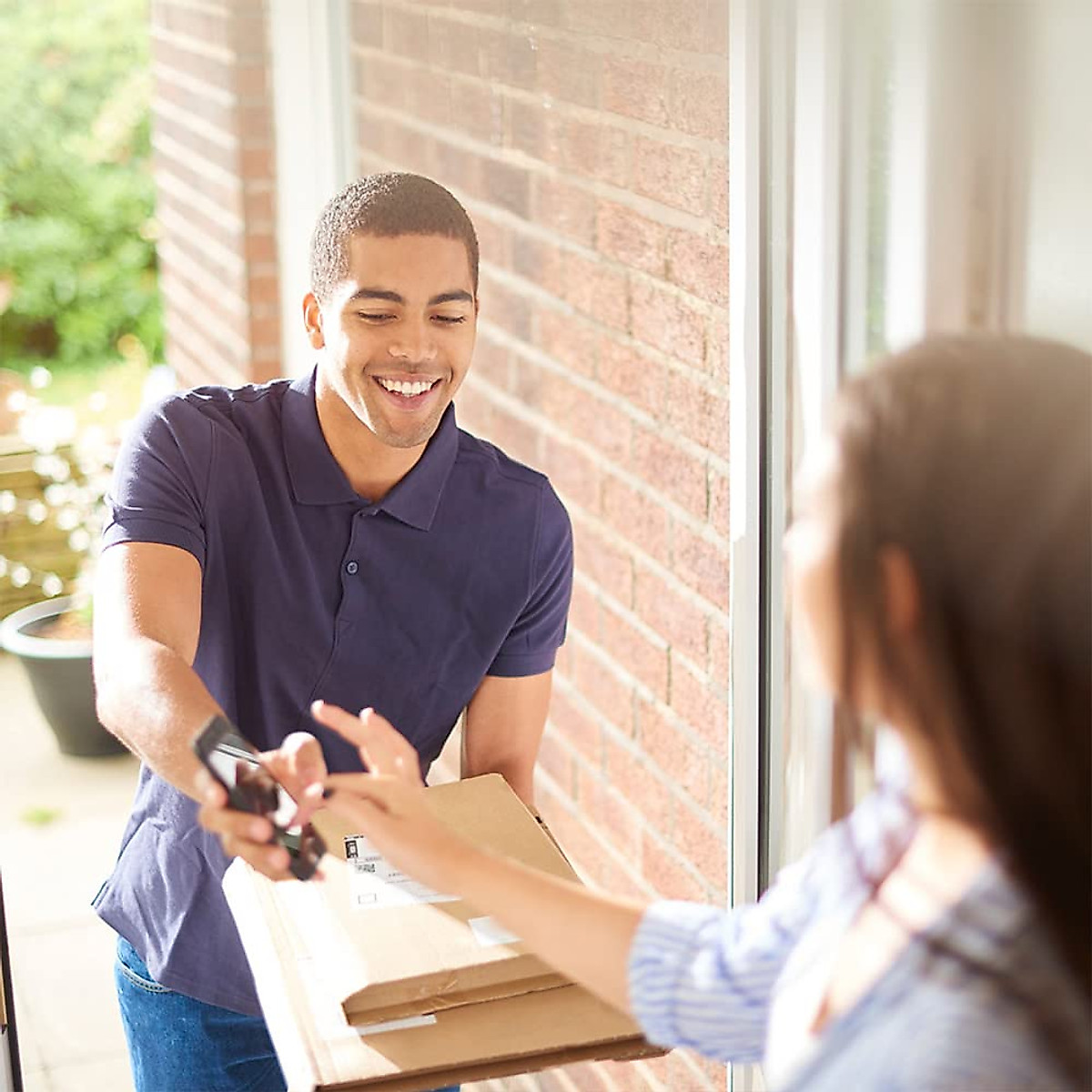 CH-BOX 50 Pack 7x6x2'' Small Shipping Boxes, Corrugated Cardboard Mailers for Business, White (CM762)