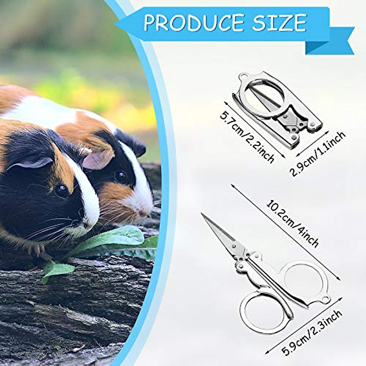 16.4 ft Sandy Trimmer Strip with Foldable Scissor Sandy Track for Small Pet Glider Exercise Wheel, Hamster Running Wheel, Flying Saucer Exercise Wheel for Prairie Dog Squirrel Chinchilla Guinea Pig