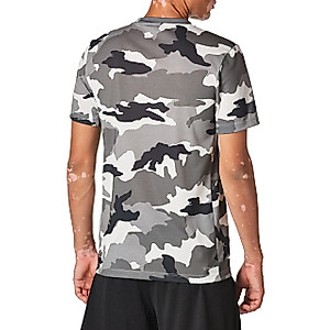 adidas Men's Fast And Confident All Over Print Tee Black/White X-Large