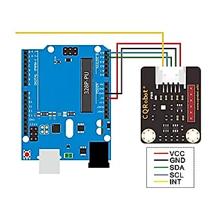 CQRobot BMP388 Barometric Pressure Sensor Compatible with Arduino, Raspberry Pi and STM32. Height/Pressure/Temperature Measurement, for Such as Drones, Environment Monitoring, IoT Projects.