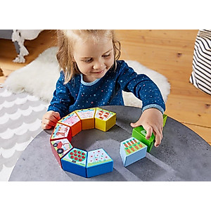 HABA Numbers Farm Counting and Stacking Wooden Blocks (Made in Germany)