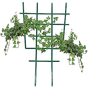 6-Piece Pack Trellis for Potted Plants, Small Garden Trellis for Climbing Plants Outdoor, Plastic Trellis for Potted Plants Indoor, DIY Climbing Trellis Houseplant Supports 12 X 6.5 inches…