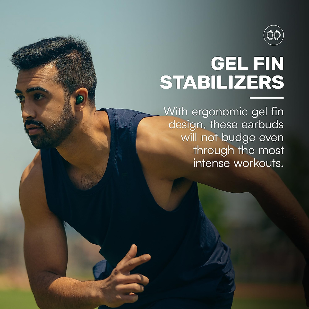 Raycon Fitness Bluetooth True Wireless Earbuds with Built in Mic 54 Hours of Battery IPX7 Waterproof and Charging Case with Talk, Text, and Play Bluetooth 5.2 Portable Sport (Electric Blue)